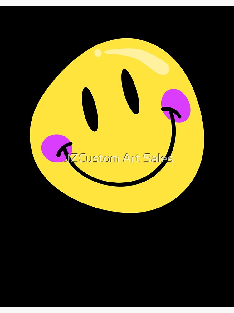 "Smile Face" Sticker for Sale by JZCustom-2022 | Redbubble