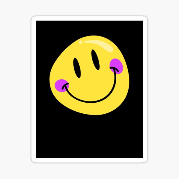 "Smile Face" Sticker for Sale by JZCustom-2022 | Redbubble