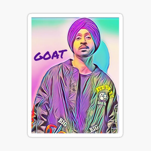 "Diljit dosanjh " Sticker for Sale by WorldsBestE | Redbubble