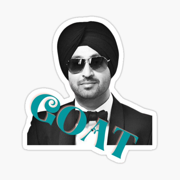 "diljit dosanjh " Sticker for Sale by WorldsBestE | Redbubble