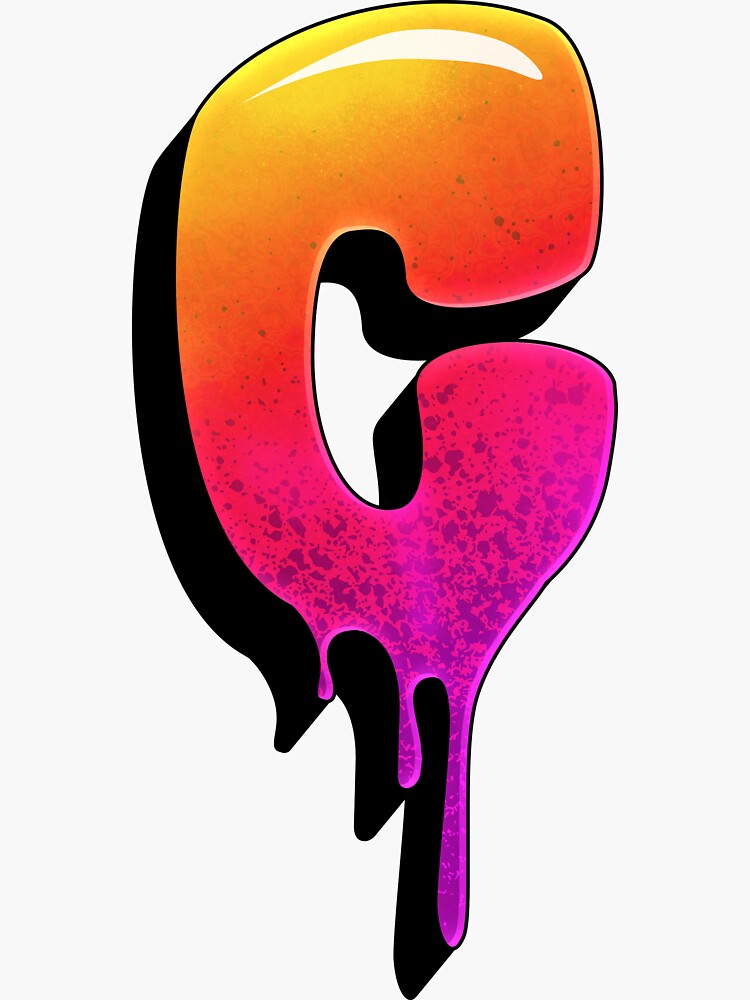 Pegatina for Sale con la obra «Letras De Graffiti Letra C Estilo De ...