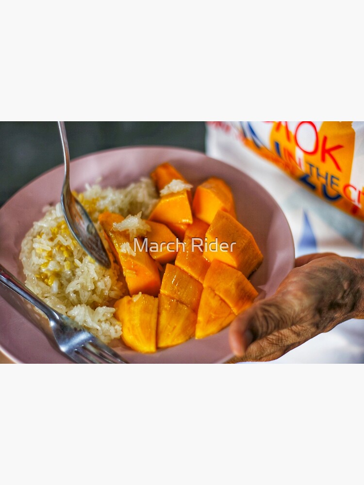 "Mango Sticky Rice" Poster for Sale by chansip | Redbubble