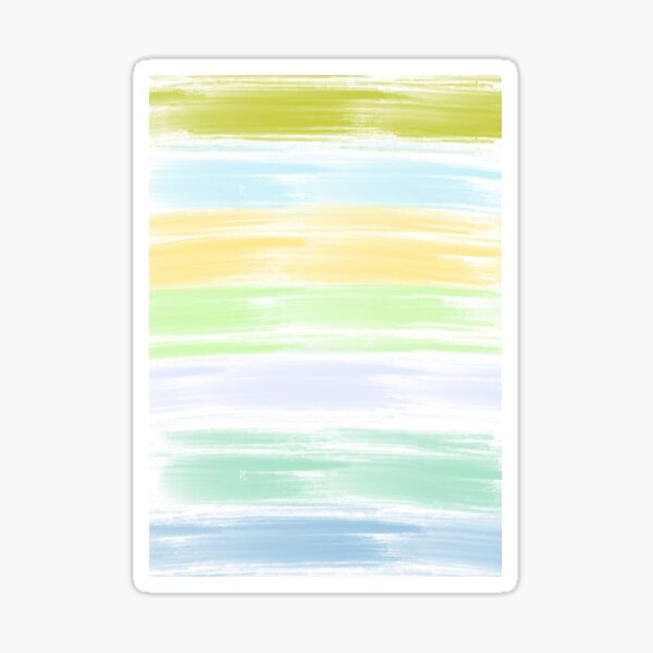 "Bright Horizontal Lines" Sticker for Sale by Pcott | Redbubble