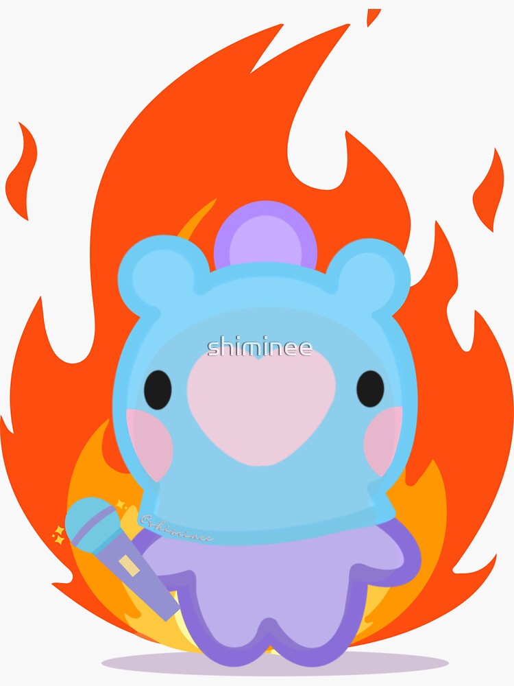 "Cute Kawaii BTS ARMY JHOPE bias stan | chibi BT21 Character minini ...