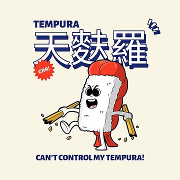 "SUSHI MEME: Can't Control My Tempura!" Poster for Sale by Rodayna ...