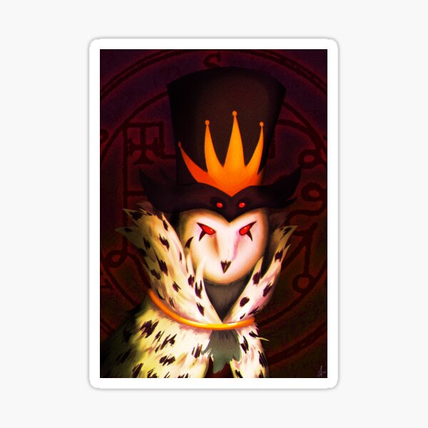 "Stolas (Realistic)" Sticker for Sale by PurpleFukuro | Redbubble