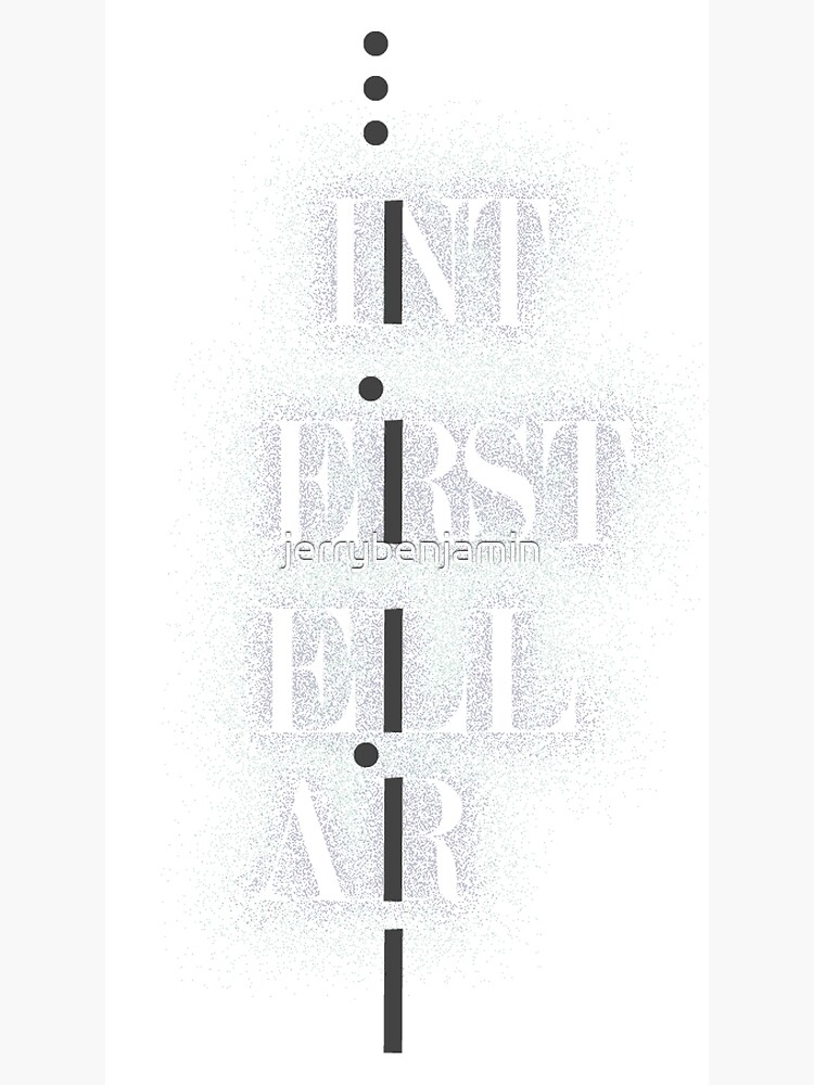 "Intersellar STAY Morse code " Art Print by jerrybenjamin | Redbubble