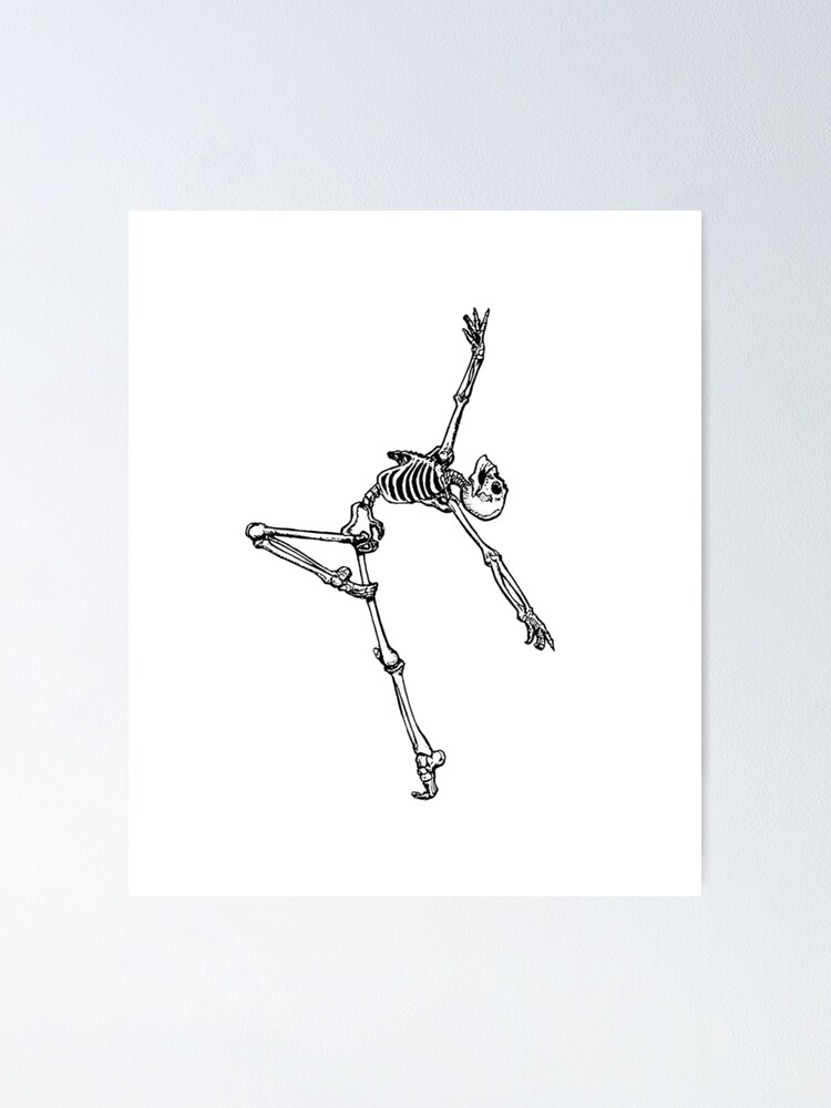 "Dance With Death Sticker" Poster for Sale by simokor | Redbubble