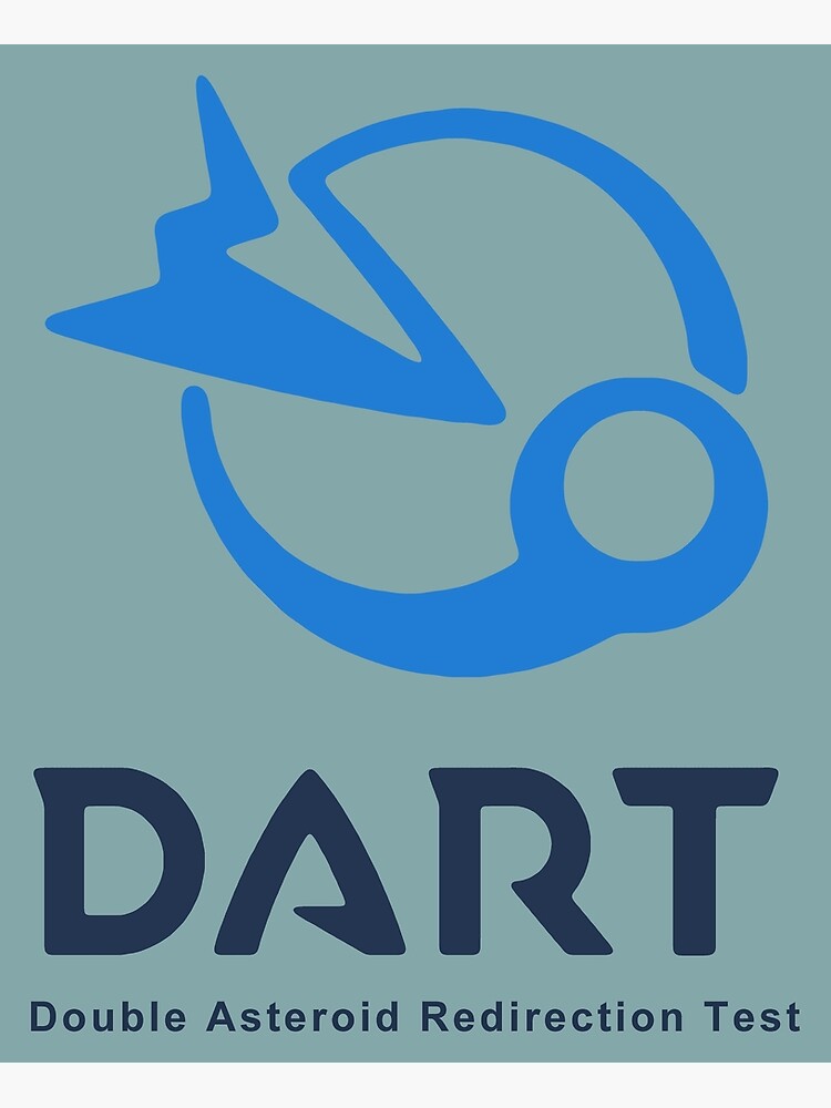 "NASA DART mission logo (blue)" Poster for Sale by SolidEarthArt ...