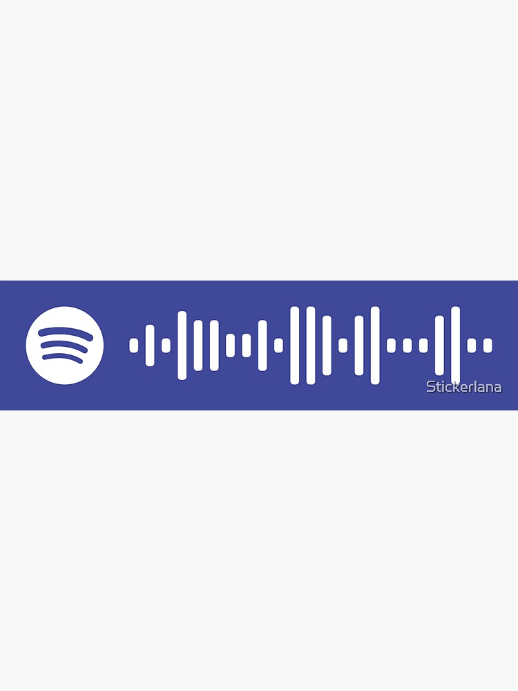"Bts Fake Love Spotify Code " Sticker for Sale by Stickerlana | Redbubble