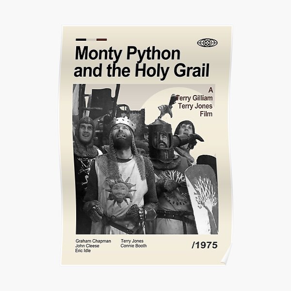 "Monty Python and the Holy Grail" Poster for Sale by LiuMann | Redbubble