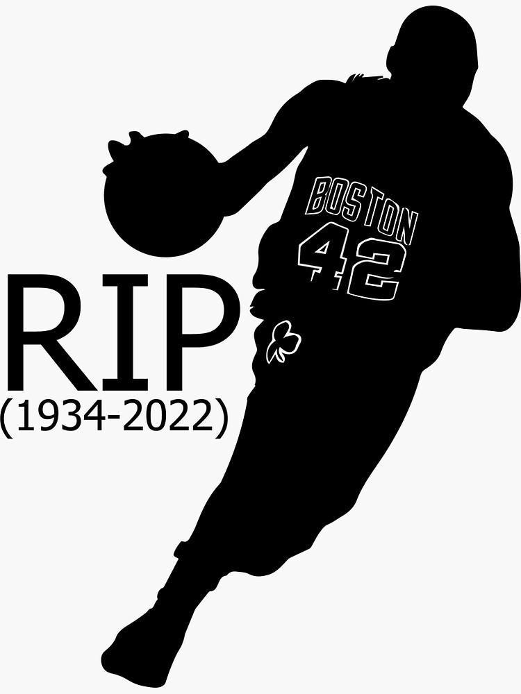 Sticker « Légende de Rip Bill Russell, Rip Bill Russell, 1934-2022 ...