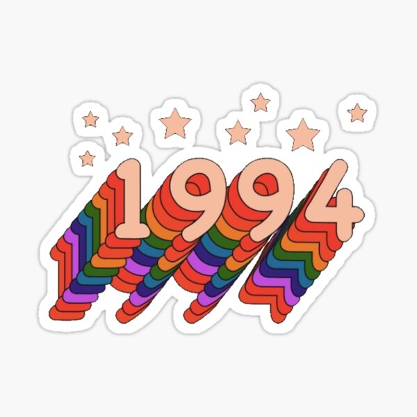 "1994 - Birth Year Pack" Sticker for Sale by syerycherry | Redbubble