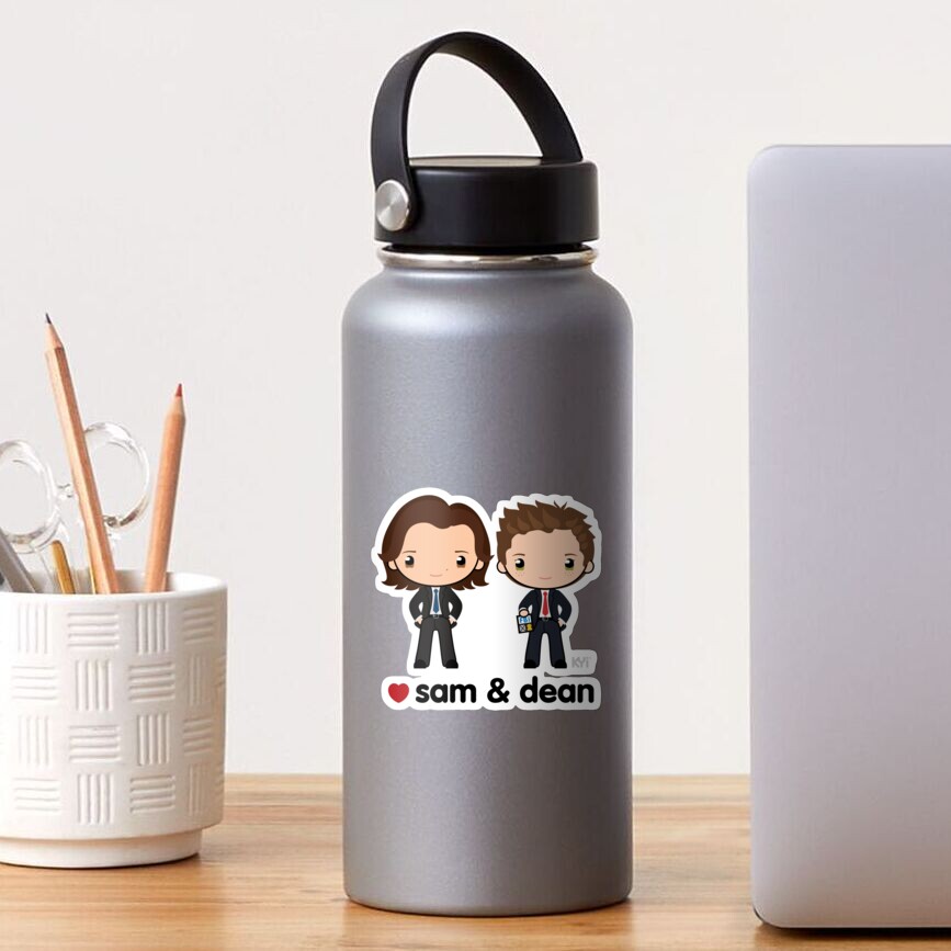 "Love Sam & Dean - Supernatural" Sticker by KY-i | Redbubble