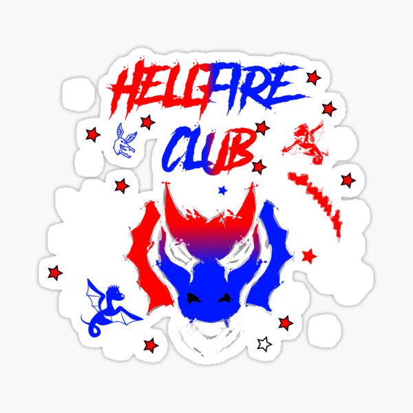 "Stranger Things Hellfire Club" Sticker for Sale by MOOBX | Redbubble
