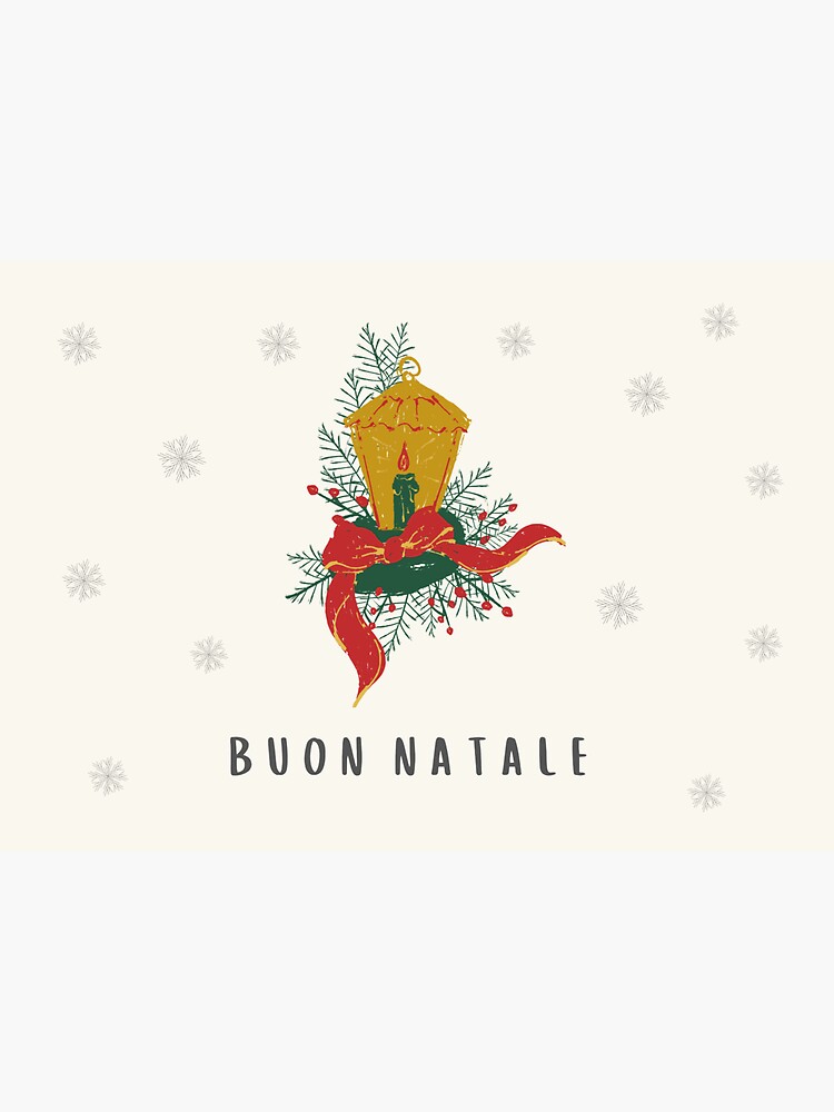 "Buon Natale (Merry Christmas in Italian) Christmas candle (biglietto ...