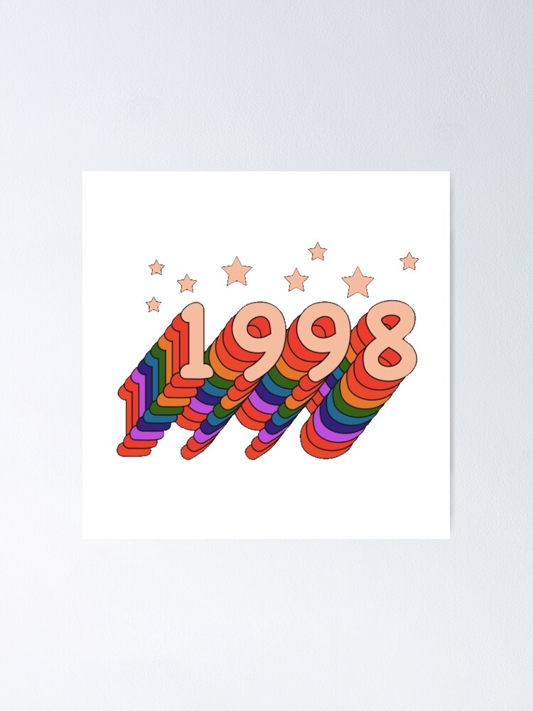 "1998 - Birth Year Pack" Poster for Sale by syerycherry | Redbubble