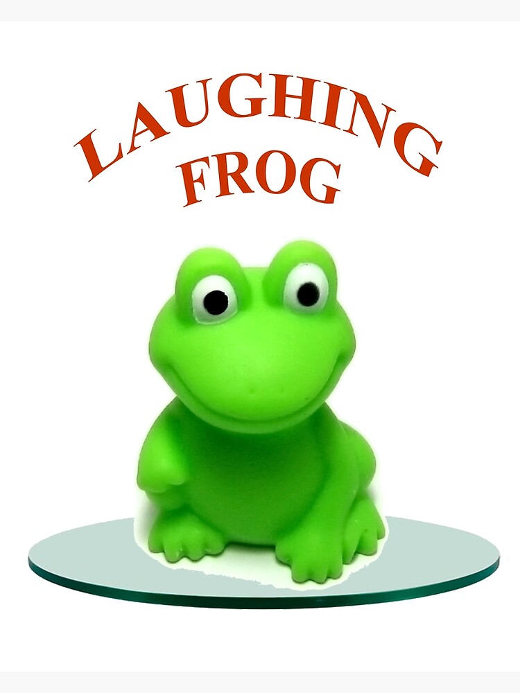"Laughing Frog" Poster for Sale by TOPHIA | Redbubble