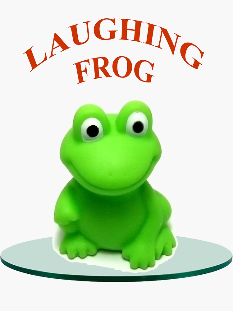 "Laughing Frog" Sticker for Sale by TOPHIA | Redbubble