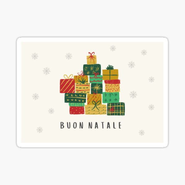 "Buon Natale (Merry Christmas in Italian) Christmas gifts (biglietto di ...