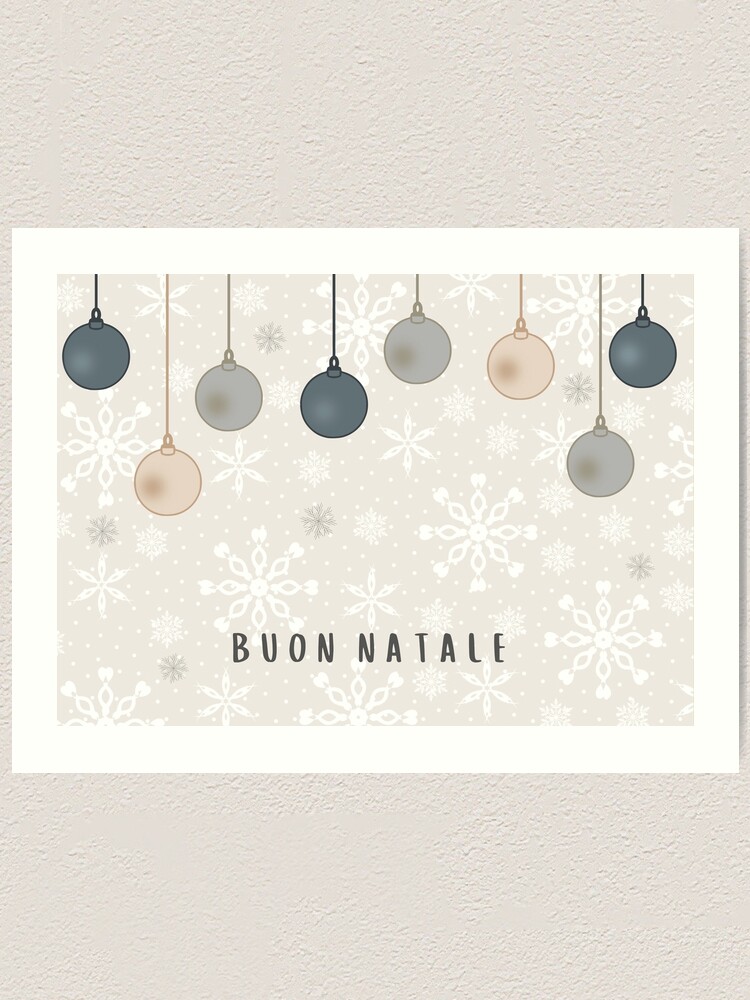 "Buon Natale (Merry Christmas in Italian) Christmas decorations ...