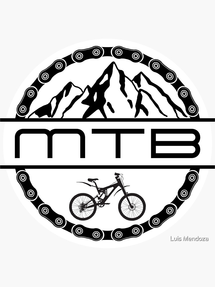 "MTB" Sticker for Sale by lumen2a | Redbubble