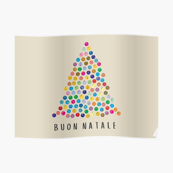 "Buon Natale (Merry Christmas in Italian) Christmas tree (biglietto di ...