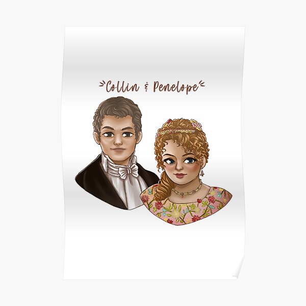 "Love Collin And Penelope" Poster for Sale by Weiliepew | Redbubble