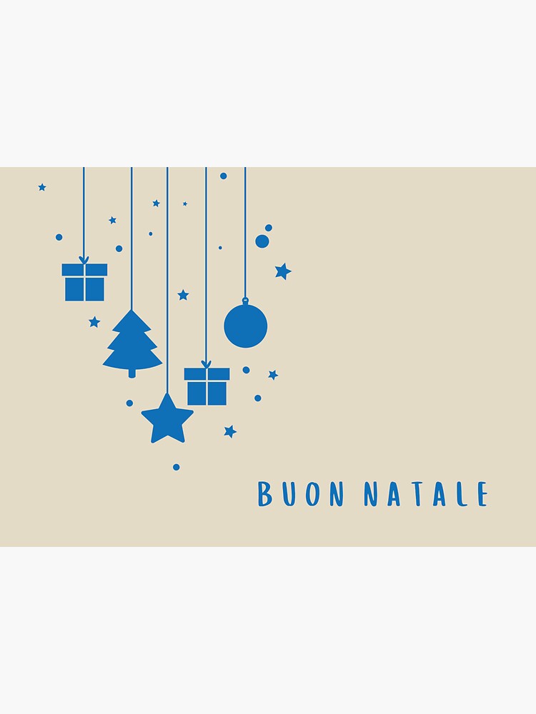 "Buon Natale (Merry Christmas in Italian) Christmas decorations ...