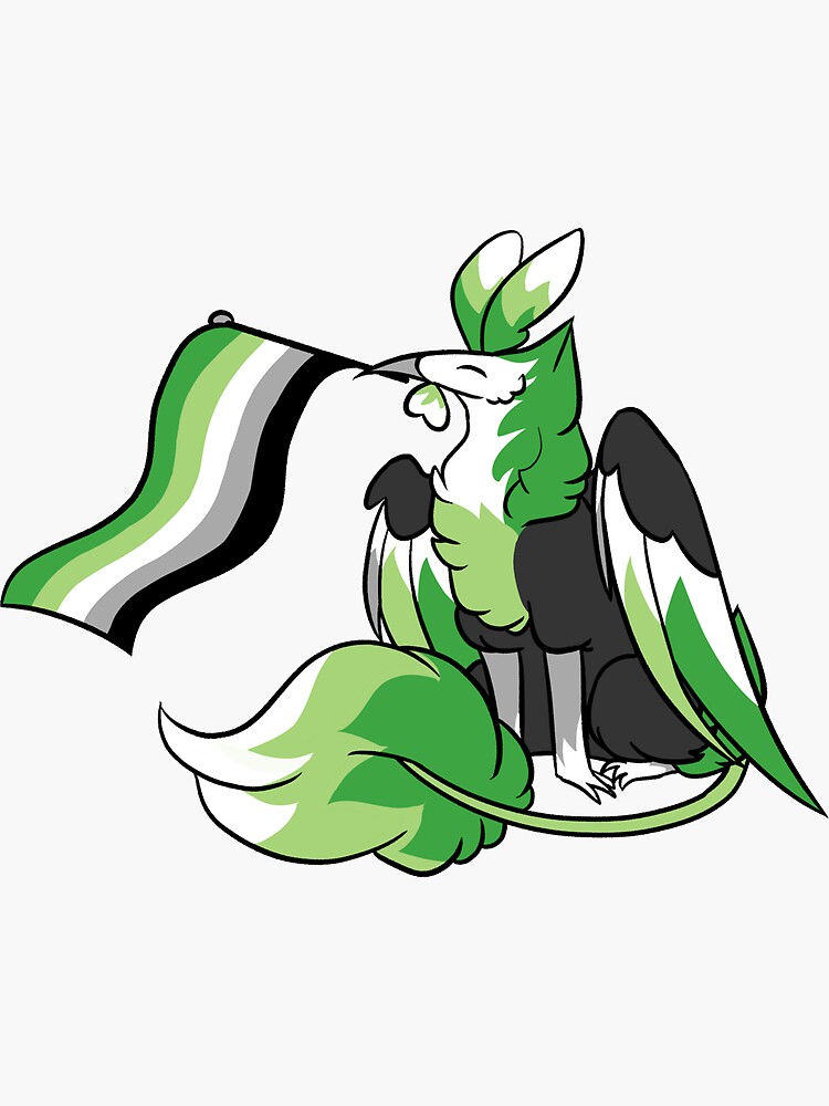 "Aromantic Pride Picoo" Sticker for Sale by PickenPals | Redbubble
