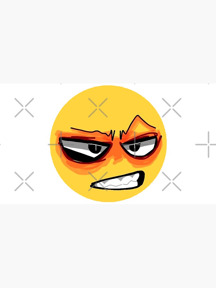 "Angry Cursed Emoji TikTok MEME Face" Bucket Hat for Sale by ...