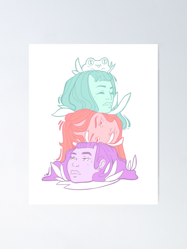 "Swamped - Pastel Gothic - Pastel frog " Poster for Sale by stayhellas ...