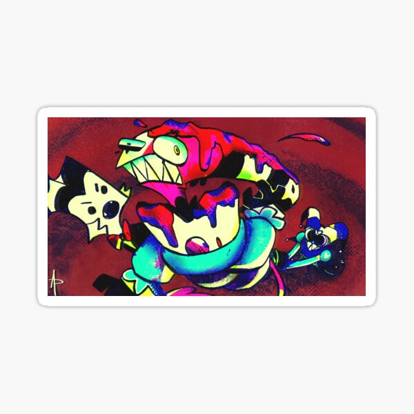 "blitz" Sticker for Sale by PurpleFukuro | Redbubble