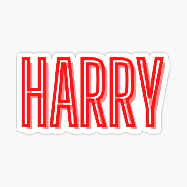 "Harry Logo" Sticker for Sale by OT9Designers | Redbubble