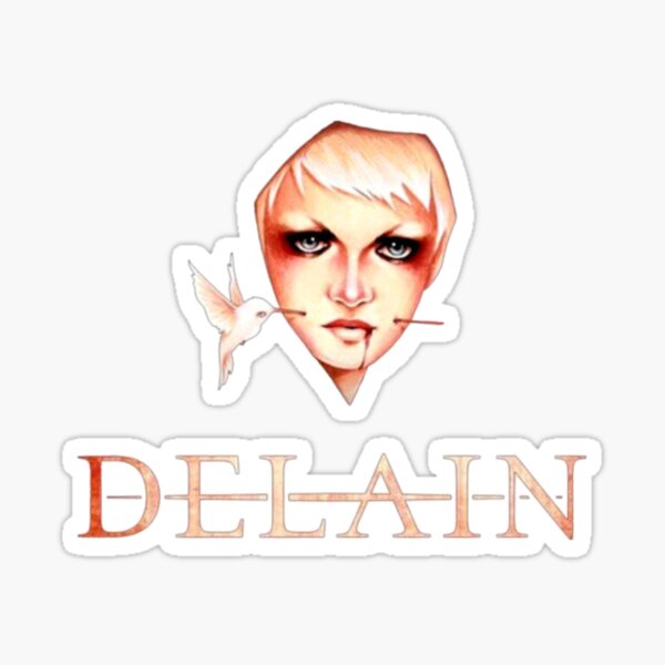 "Vintage-metal delain band" Sticker for Sale by hcmelisha | Redbubble