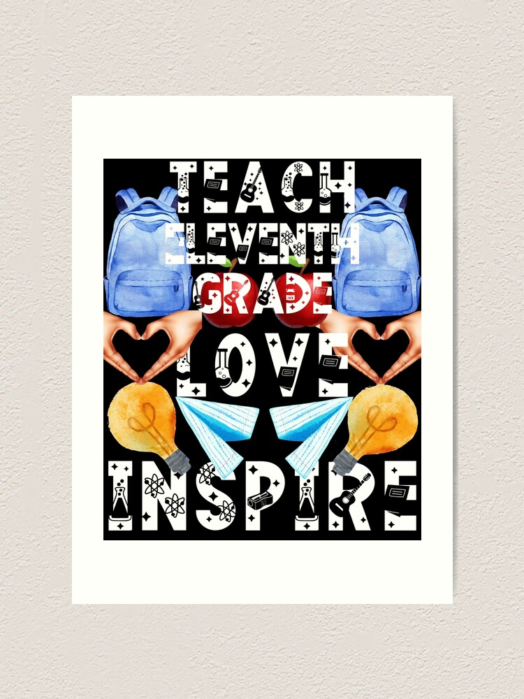 Lámina artística «enseñar el amor de undécimo grado inspirar; el futuro ...