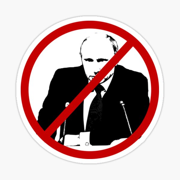 "Stop Putin Stop War 2022" Sticker for Sale by Solvers199Shio | Redbubble