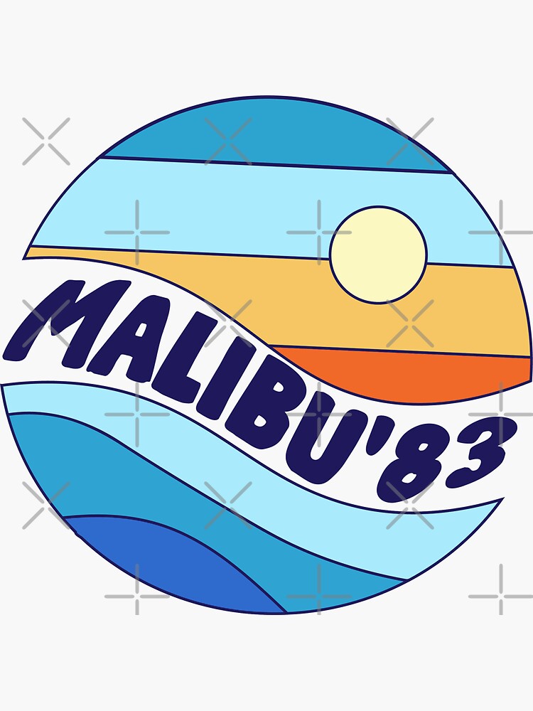 "malibu rising {taylor jenkins reid}" Sticker for Sale by nanafx ...