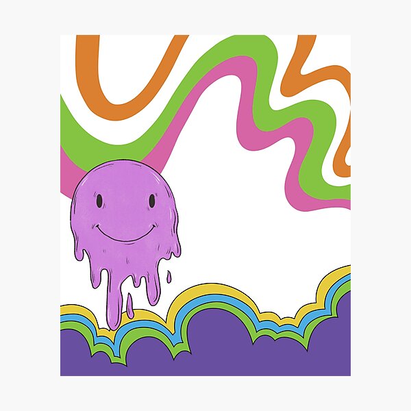 "Y2K SMILEY FACE " Photographic Print for Sale by DiscoVibes | Redbubble