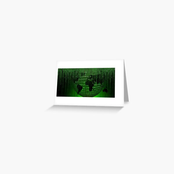 Binary Coding Neon Geometric Abstract The Matrix Of World Map Global Map Binary Code