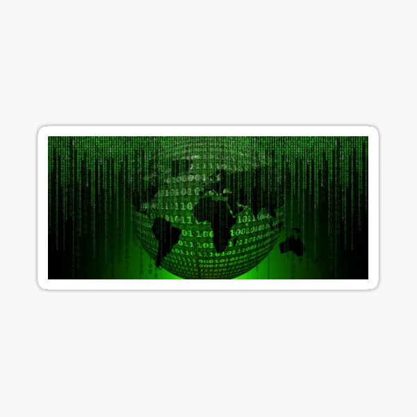 Binary Coding Neon Geometric Abstract The Matrix Of World Map Global Map Binary Code 5284