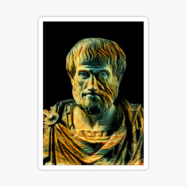 "Aristotle Artwork " Sticker for Sale by Suyogsonar25 | Redbubble