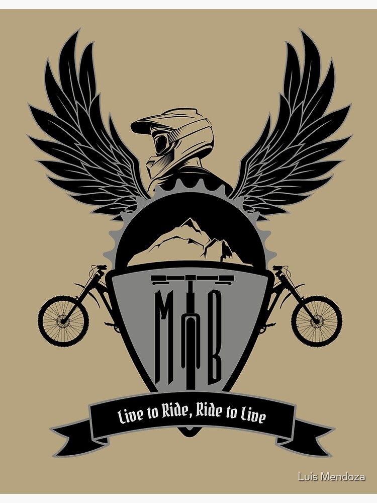 "MTB Logo" Poster for Sale by lumen2a | Redbubble