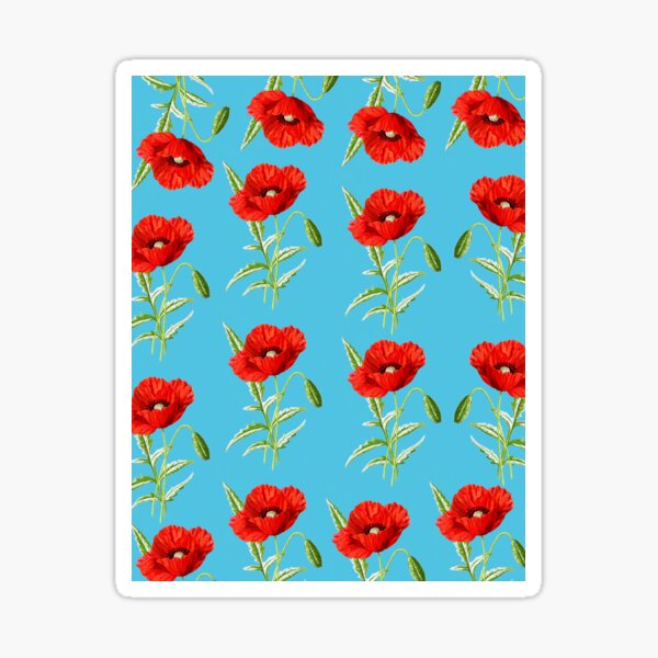 "poppy" Sticker for Sale by brigitta94 | Redbubble