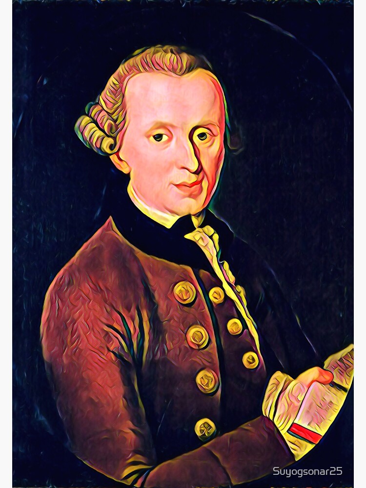 "Immanuel Kant Artwork " Sticker for Sale by Suyogsonar25 | Redbubble