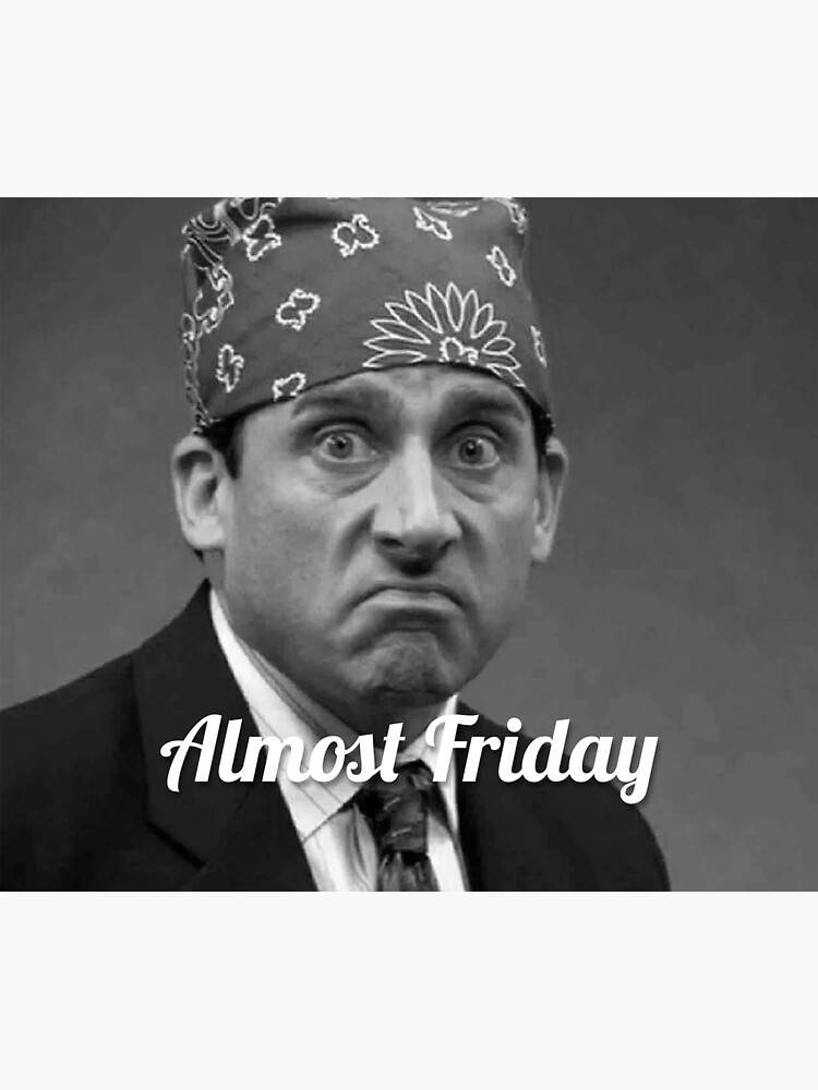 "Prison Mike | Almost Friday, The Office" Poster for Sale by CollegeArt ...