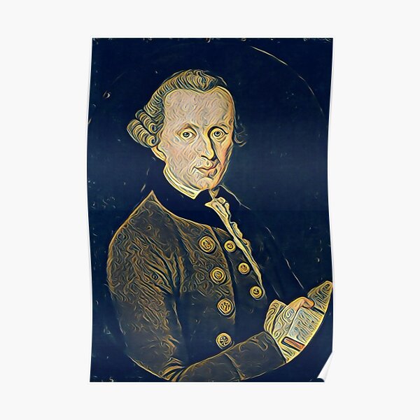 "Immanuel Kant Artwork " Poster for Sale by Suyogsonar25 | Redbubble