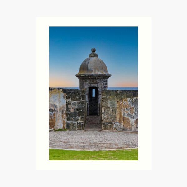 "Garita at El Morro Fort in San Juan, Puerto Rico Poster" Art Print for ...