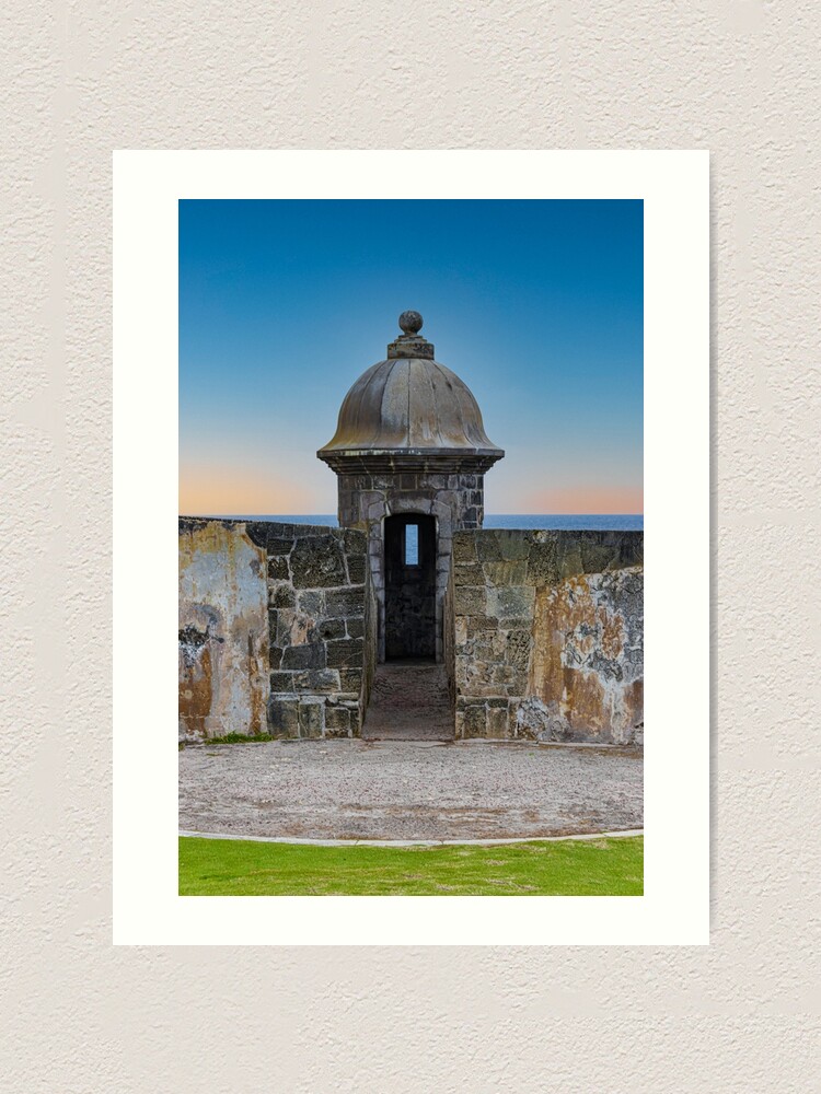 "Garita at El Morro Fort in San Juan, Puerto Rico Poster" Art Print for ...