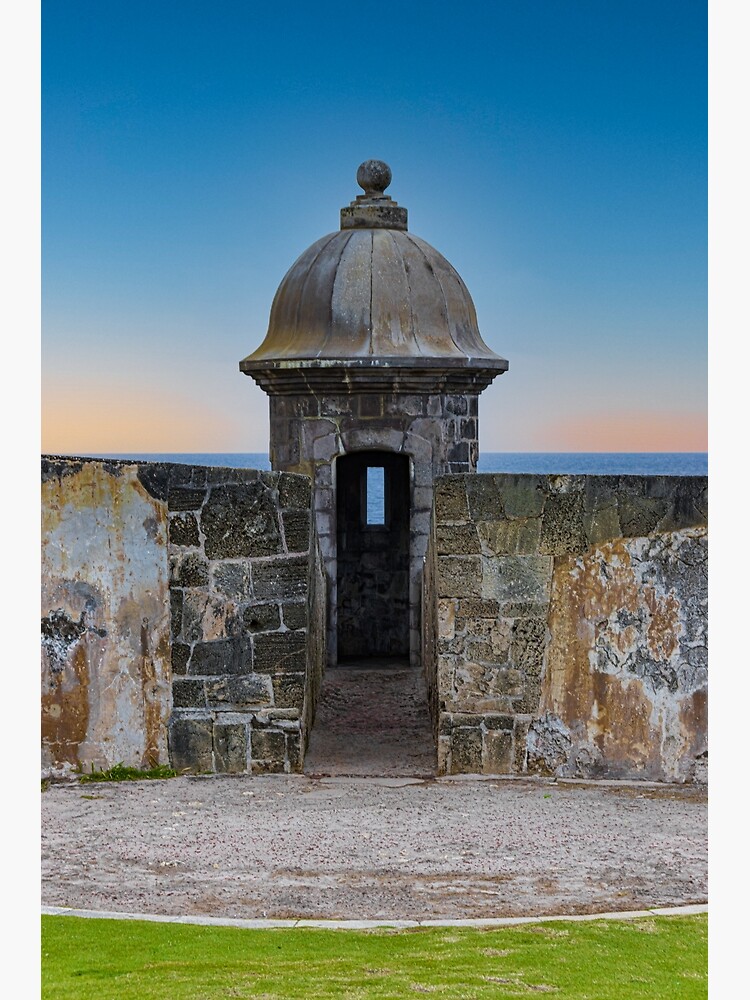"Garita at El Morro Fort in San Juan, Puerto Rico Poster" Art Print for ...